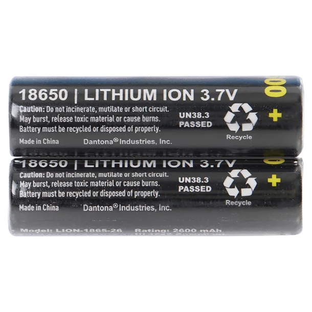Ultralast 2,600 mAh 18650 Li-Ion Batteries (2-Pack) - Expert PC ...