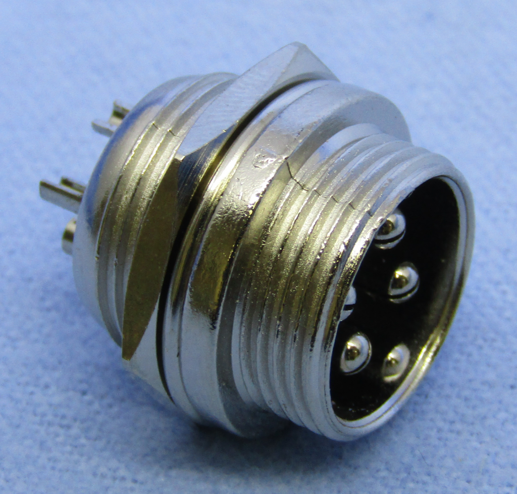 4-Pin Panel Mount CB Microphone Audio Jack - Expert PC - Authorized ...