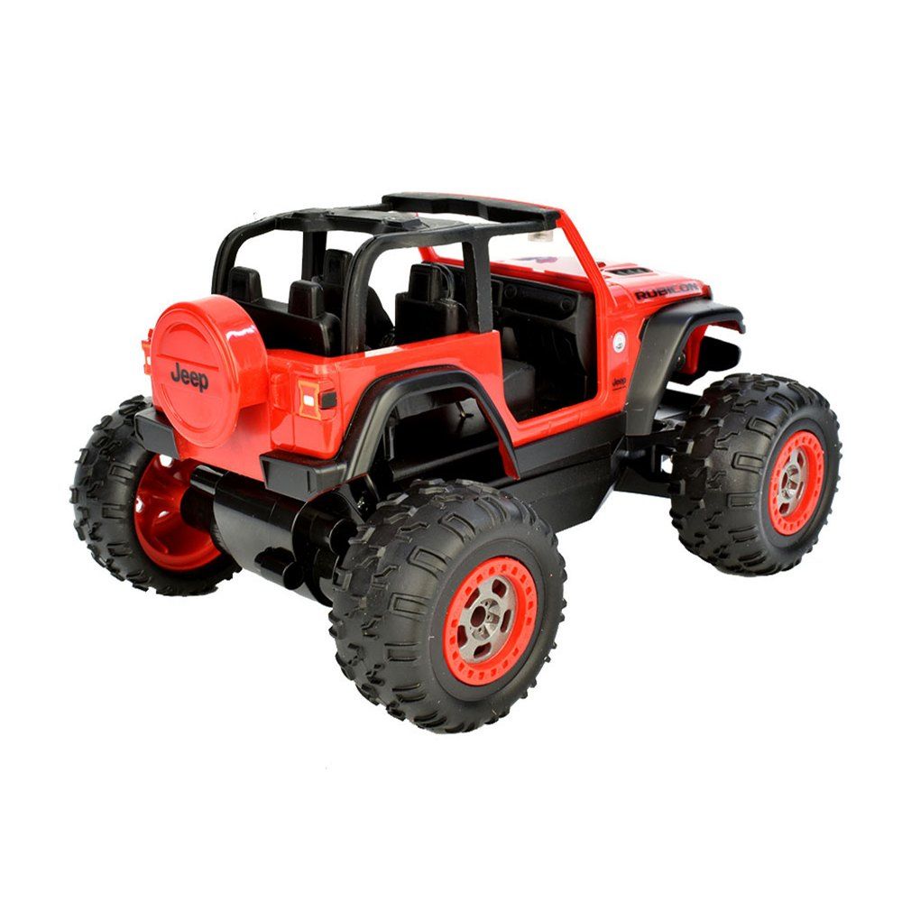 Jeep Wrangler Rubicon RC – Off-Road with Built-In Suspension, 5 mph, 35 ...